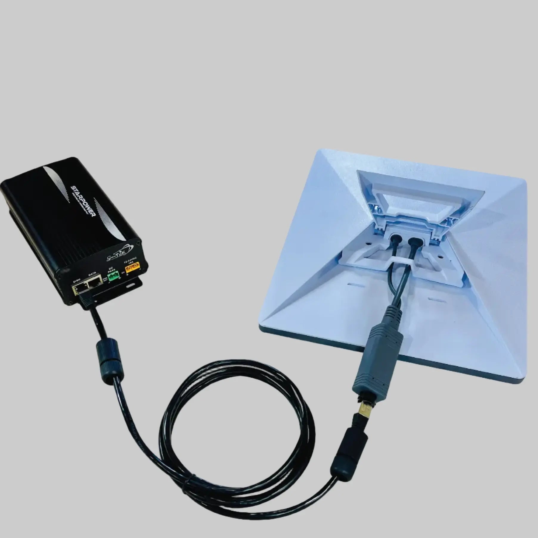 DC 2.1 Plug and RJ45 PoE Splitter & Combiner for Starlink Mini