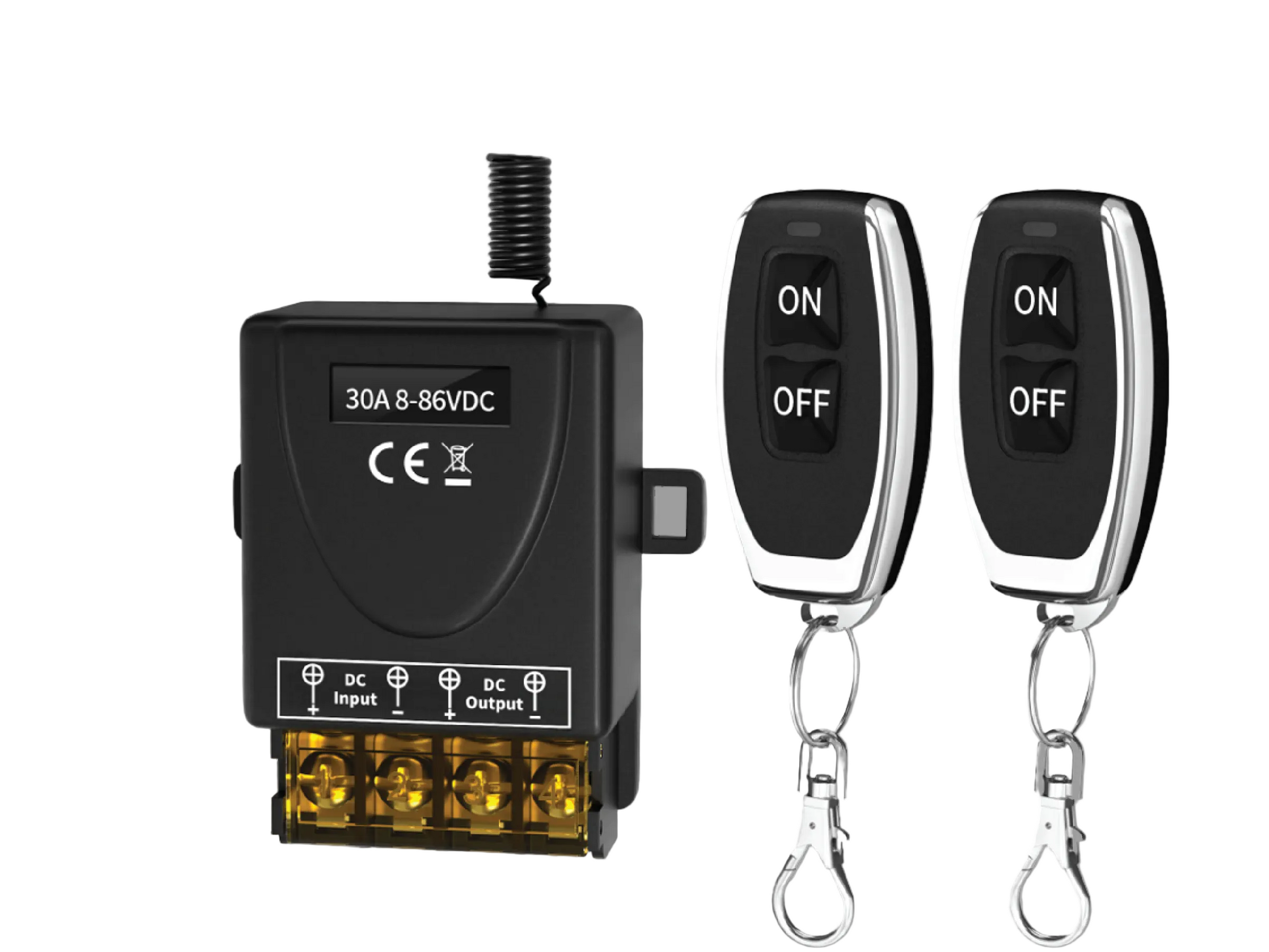 12V Remote Control Relay 30Amp (8-86VDC) | Starlink Australia